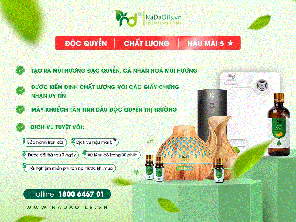 ‏Tinh dầu thiên nhiên Nada Oils 100% nguyên chất